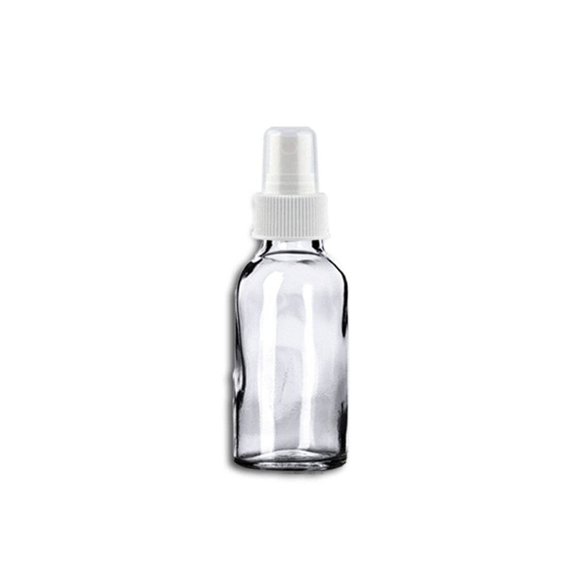 Glass bottle with spray top store
